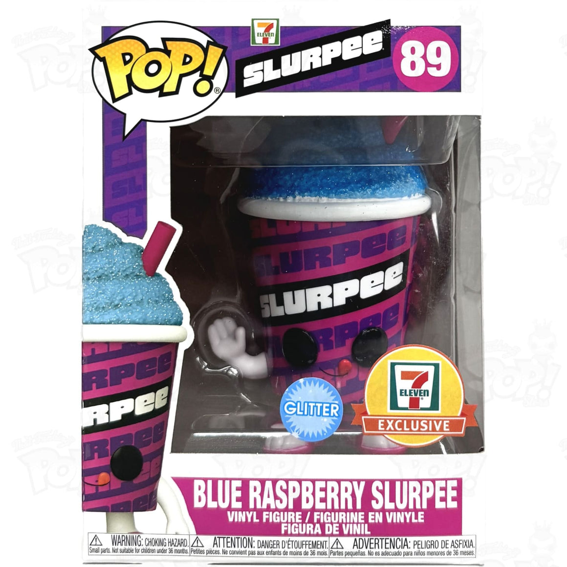 7 Eleven Slurpee Blue Raspberry Slurpee (#89) Glitter