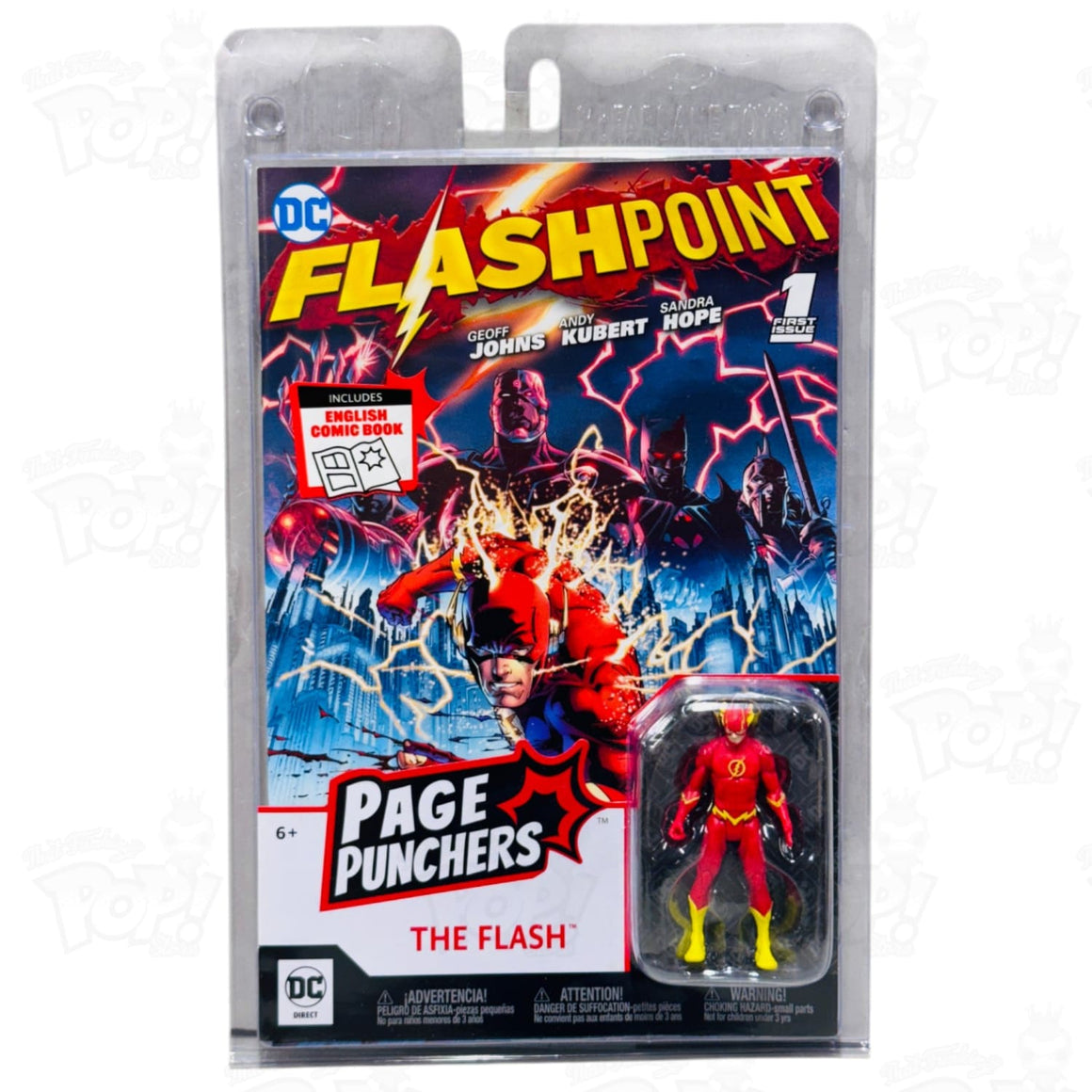 DC Page Punchers Comic The Flash with Figurine