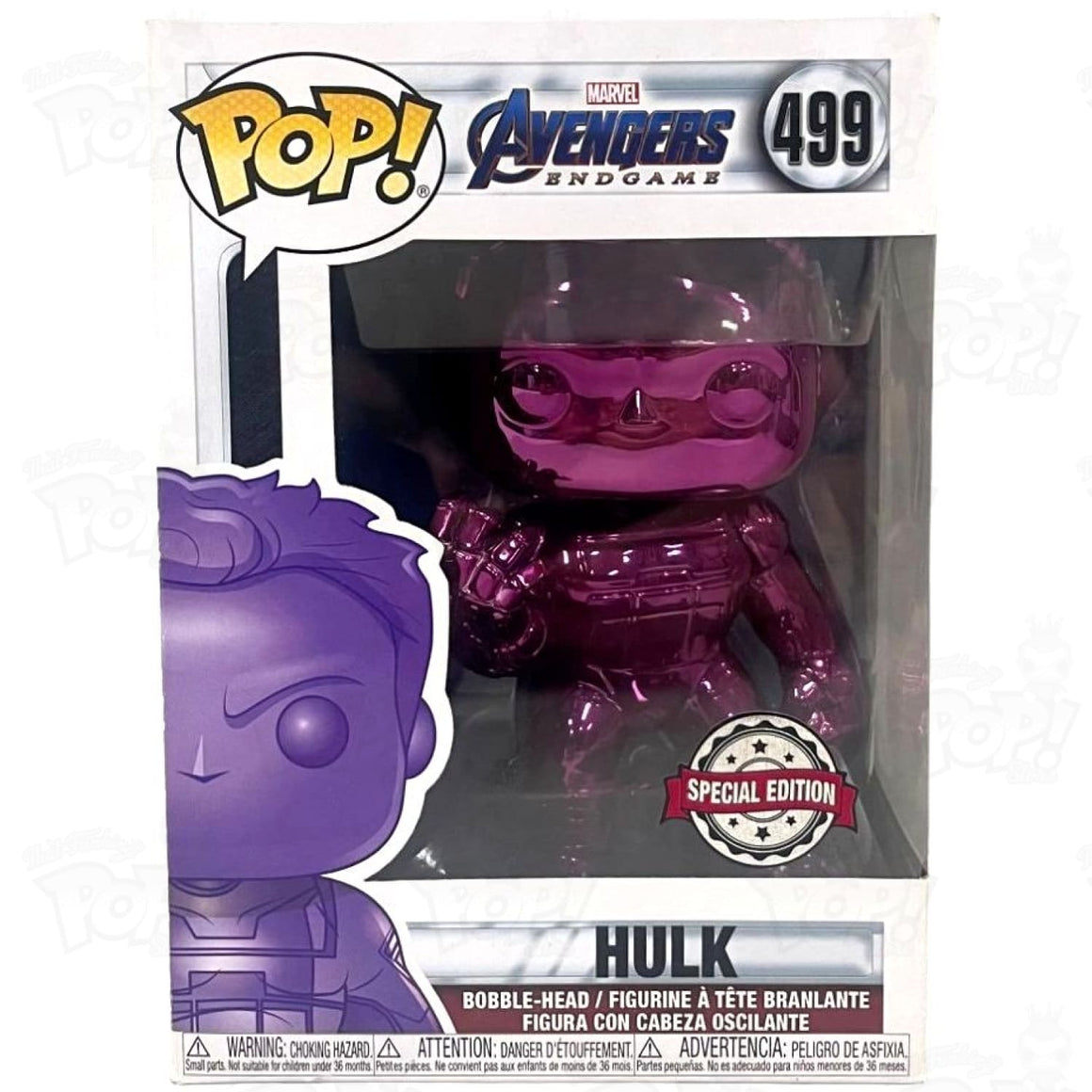 Marvel Avengers Endgame Hulk Purple Chrome (#499)