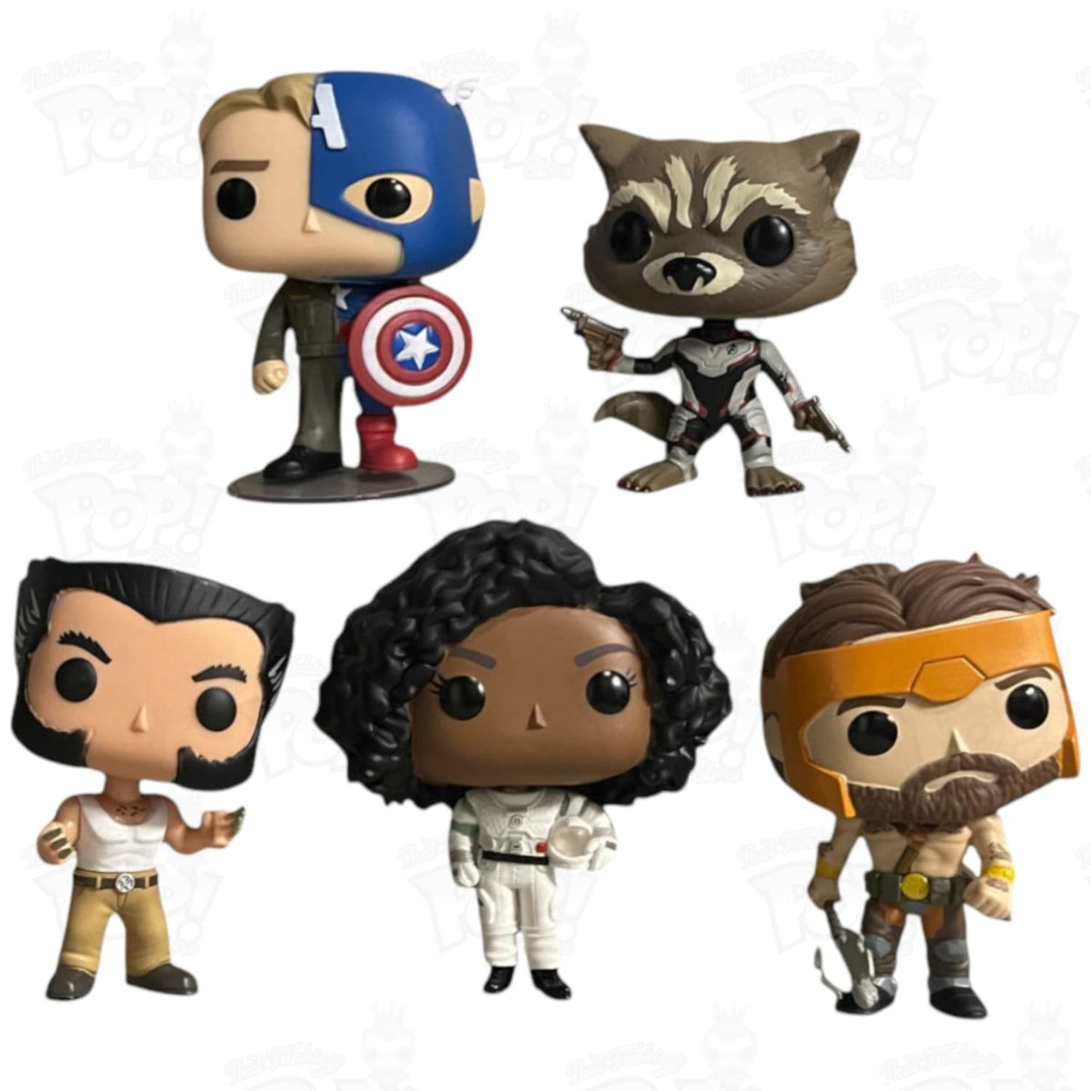 marvel-out-of-box-set-captain-america-steve-roggers-rocket-logan-monica ...