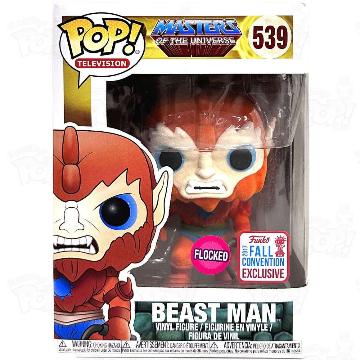 Masters of the Universe Beast Man (#539) Flocked 2017 Fall Convention