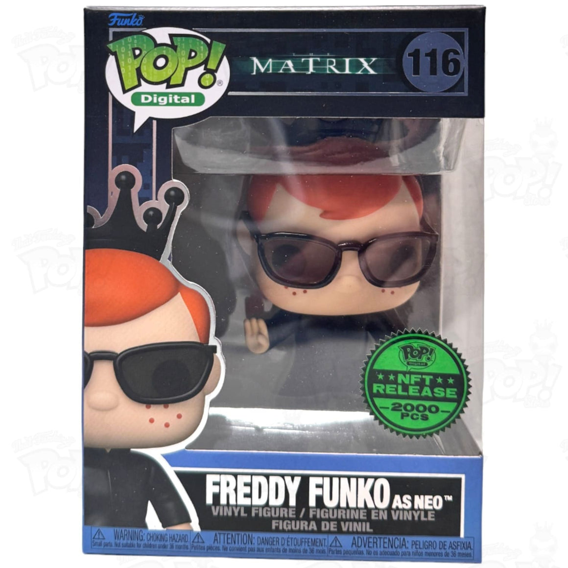 Matrix Freddy Funko as Neo (#116) Digital NFT Release