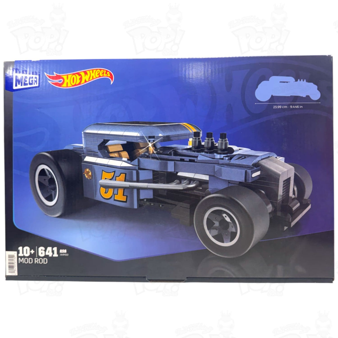 Mega Bloks Hot Wheels Mod Rod Building Set with 641 Pieces