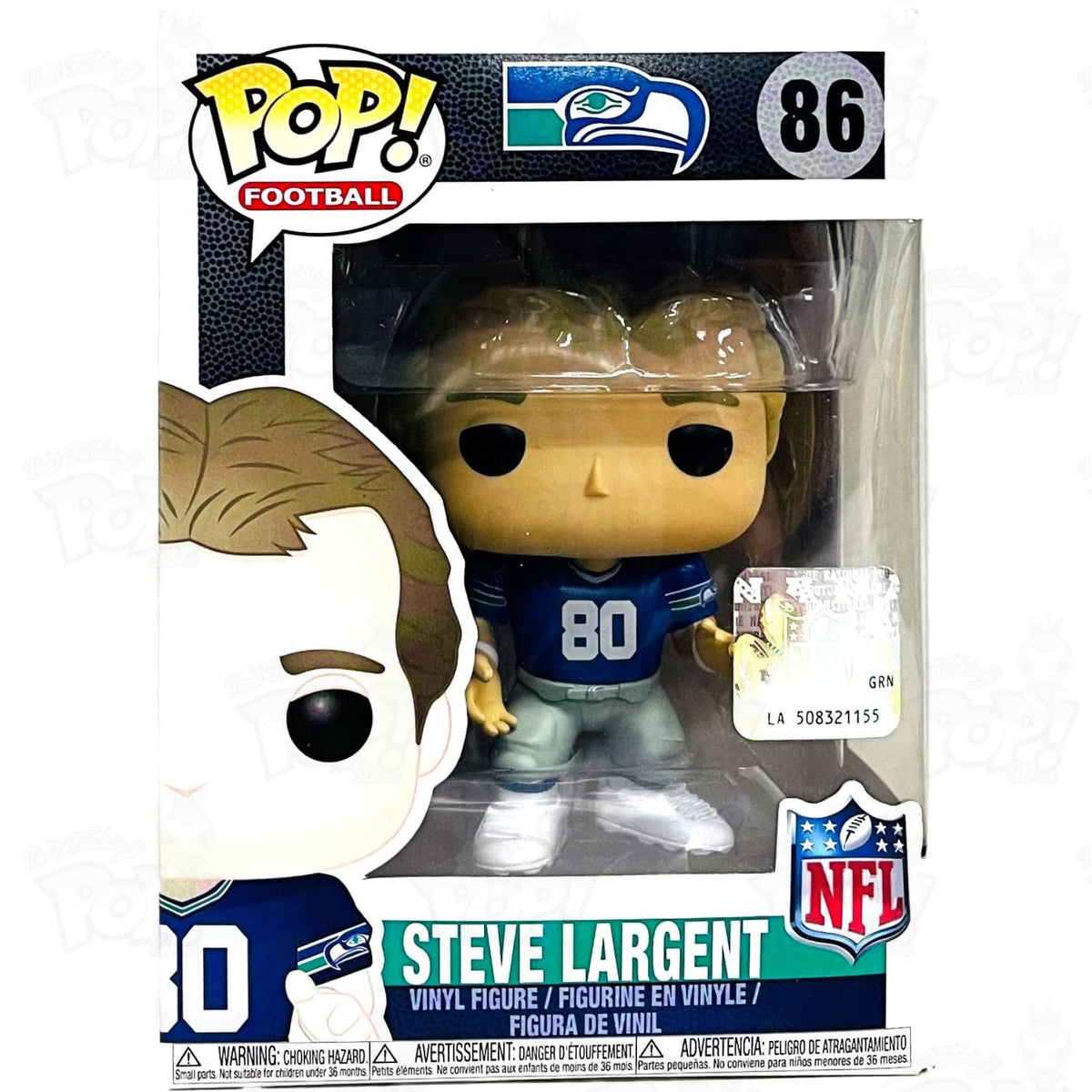 Miami Dolphins Merch Funko POP Steve Largent Seahawks Throwback Figure ...
