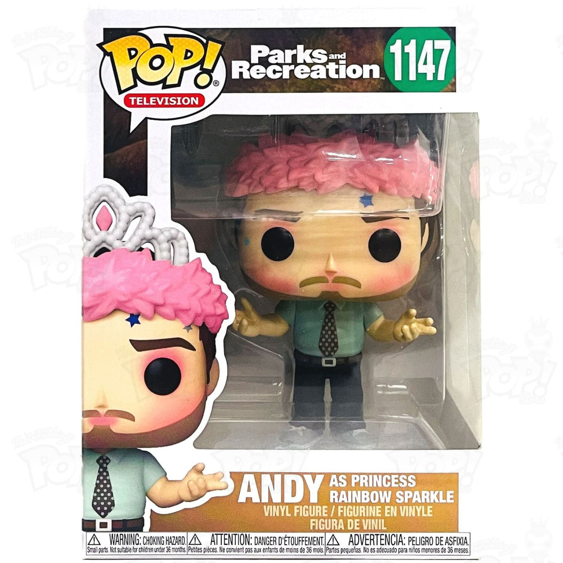 Parks and Recreation Andy as Princess Rainbow Sparkle (#1147)