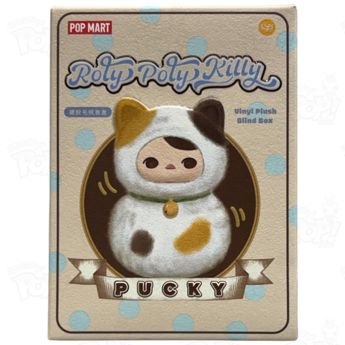 Pop Mart PUCKY Roly-Poly Kitty Series Vinyl Plush Blind Box
