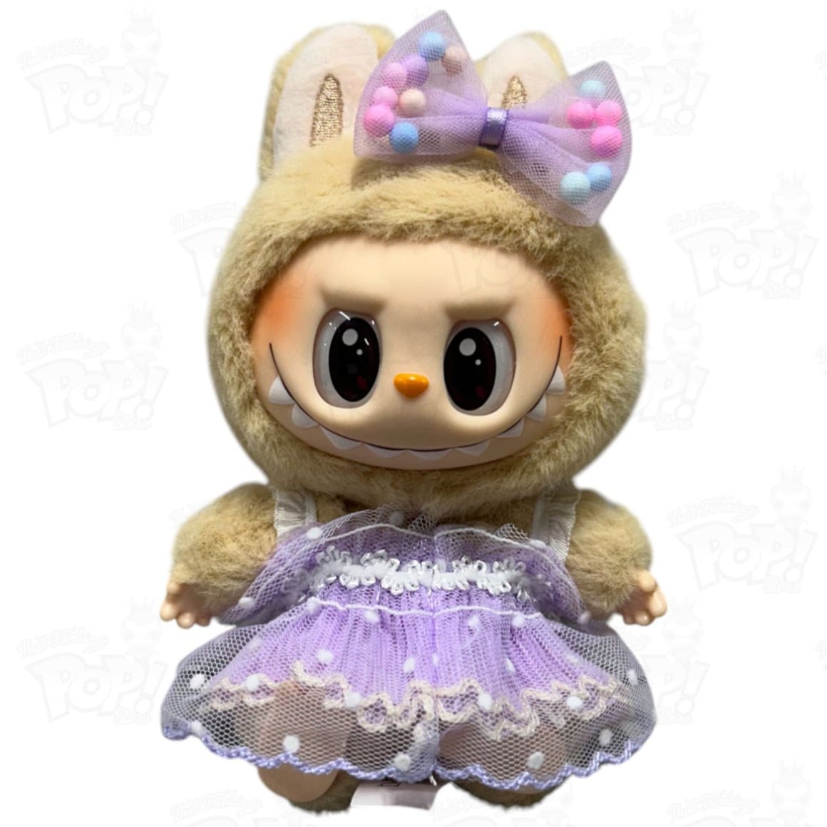 Pop Mart The Monsters Labubu Purple Bow Dress