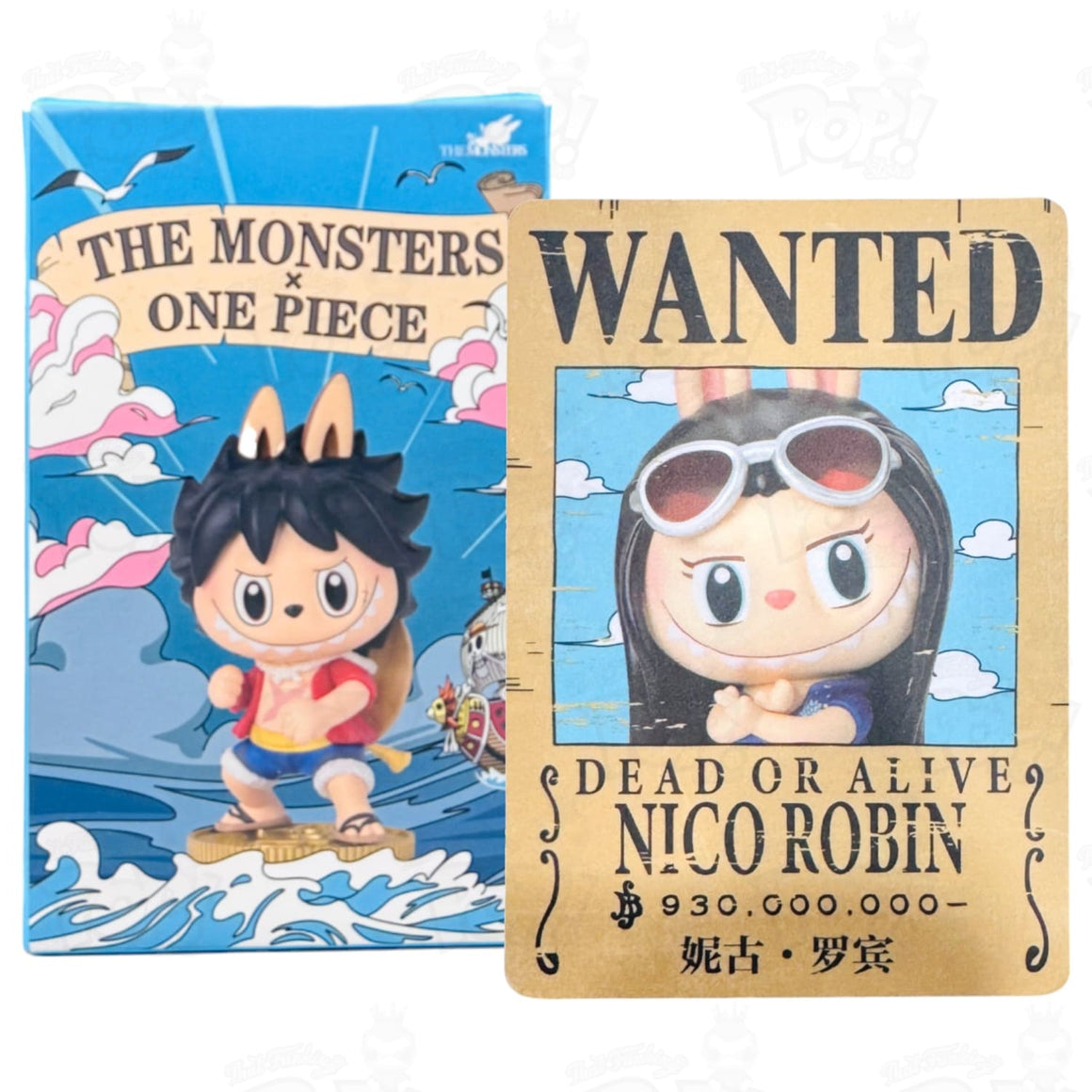 Pop Mart The Monsters X One Piece Series Labubu NICO ROBIN