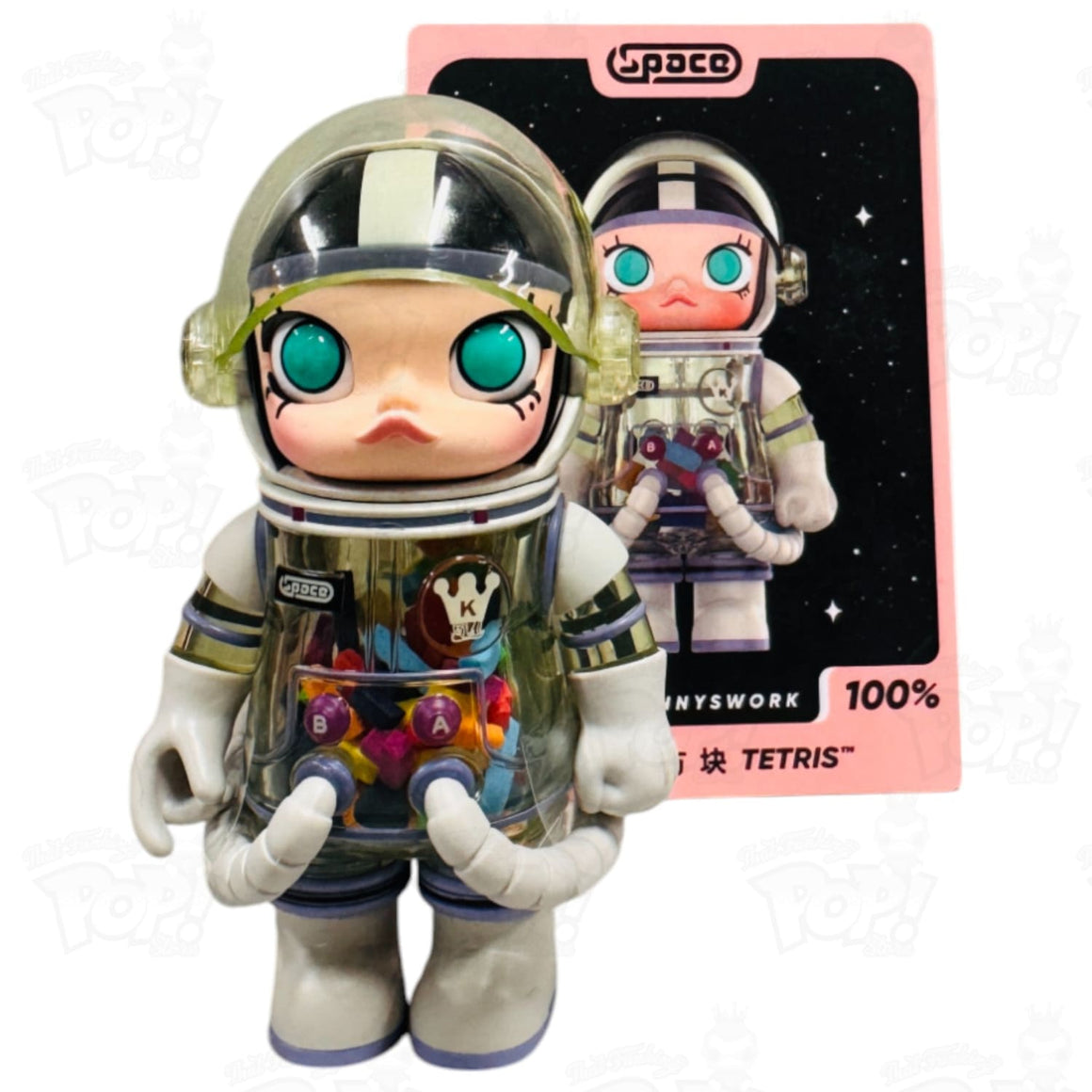 POP MART x Molly 100% Mega Space Series 3 Tetris Mini Figure